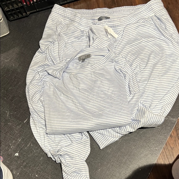 LOFT | Intimates & Sleepwear | Womens Loft Pajamas Size Xl Blue And ...